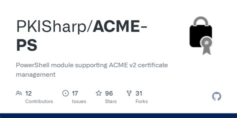 Github Pkisharp Acme Ps Powershell Module Supporting Acme V Certificate Management