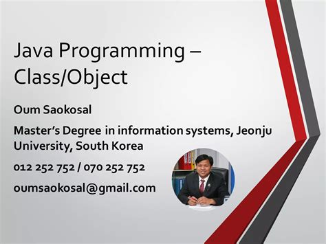 Java Oop Programming Language Part 3 Class And Object Pdf