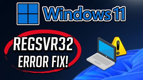 Regsvr The Module Failed To Load Error On Windows Tutorial Youtube