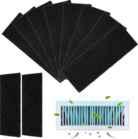 Ucandy 4x10 Activated Carbon Air Vent Filters For Home Floor Vents Filters Ac Vent Filter