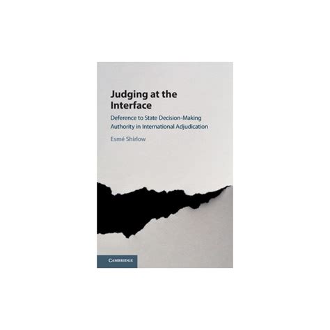 Judging At The Interface Esm Shirlow Emag Ro