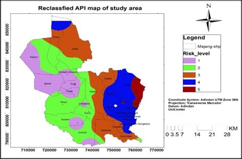 Reclassified API Map Of The Study Area Download Scientific Diagram