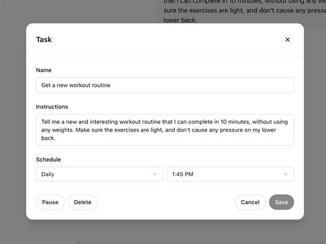 you can now schedule recurring tasks and reminders with chatgpt
