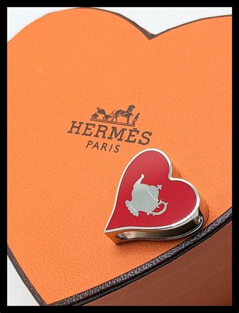 Hermes Scarf Ring Twilly Ring Tea Time Metal Used Hea… Gem