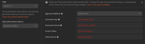 Oauth 1 0 Authentication 🙋 Help Postman Community