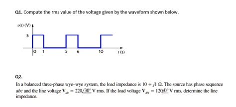 video solution compute the rms value of the voltage given by the
