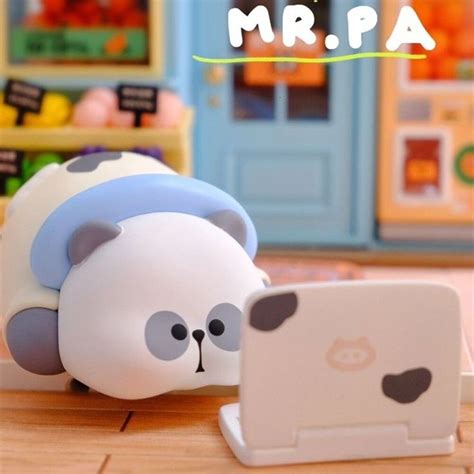 Action Toy Figures Mrpa Working Week Series Blind Box Toys Cute Anime Figure Kawaii Mystery