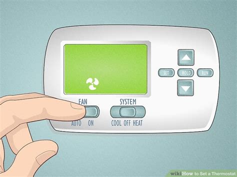 4 Ways To Set A Thermostat WikiHow