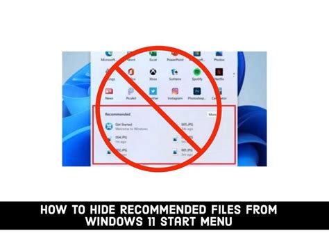 How To Hide Recommended Files From Windows 11 Start Menu 2 Methods Techschumz