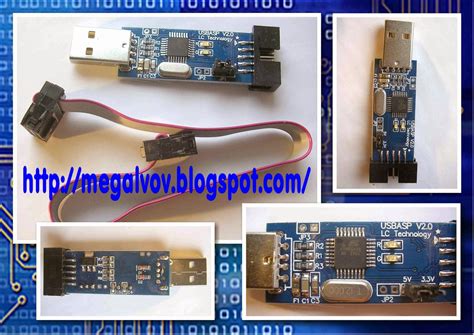 Megalvov Usbasp V20 Isp Программатор для Avr микроконтроллеров