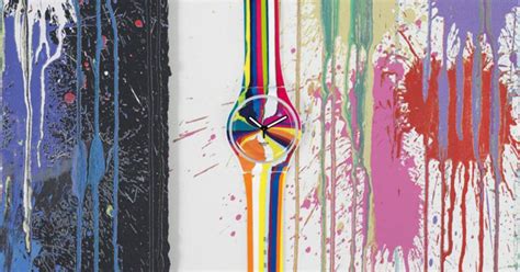 Swatch Swatch Art 한정판 아트 컬렉션 워치 영국 현대미술의 새바람을 불러온