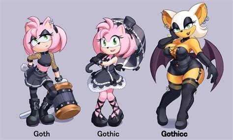 Goth Girl Evolutionart By Dstears Rsonicthehedgehog
