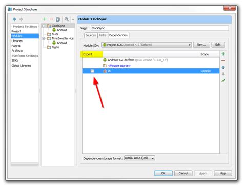 Android Add A Module Dependency Which Contains Other Dependencies