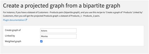 Plugin Graph Analytics Dataiku