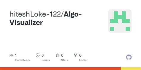 Github Hiteshloke 122algo Visualizer