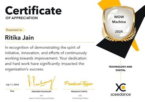 ritika jain on linkedin thanks for award xceedance 12 comments