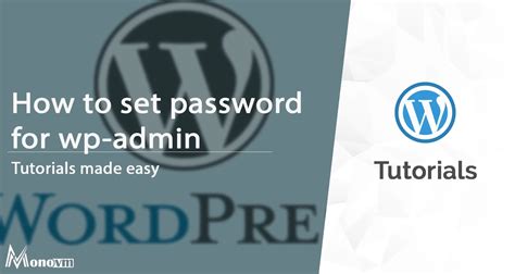 Increase Wordpress Security By Setting Password For Wp Admin
