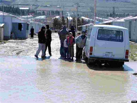 წეროვანში დევნილთა საცხოვრებელი სახლები დაიტბორა