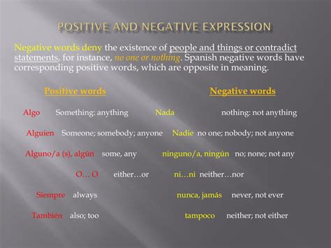 Ppt Positive And Negative Expression Powerpoint Presentation Free