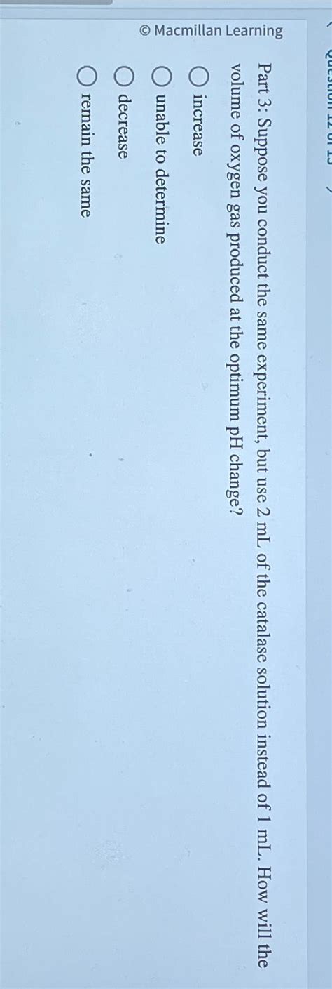 Solved E ﻿part 3 Suppose You Conduct The Same Experiment