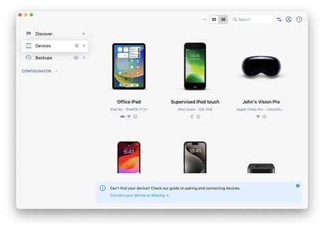Connect an iPhone or iPad to your Mac or PC computer over Wi-Fi