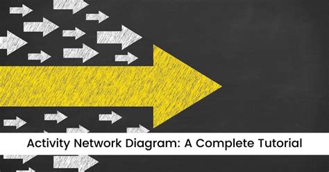 activity network diagram a complete tutorial edrawmax