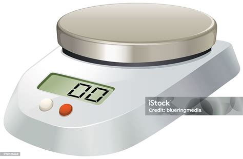 Skala Lab Dengan Pelat Logam Ilustrasi Stok Unduh Gambar Sekarang 2015 Alat Pengukur Citra