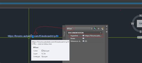 Display Hyperlink With Text Autodesk Community