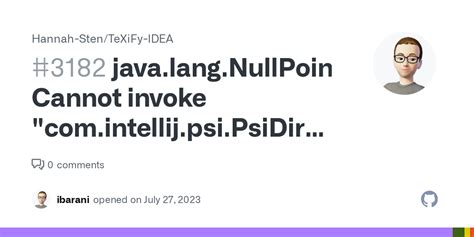 Javalangnullpointerexception Cannot Invoke Tellijpsipsidirectorygetvirtualfile