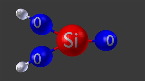 Silicic Acid 3d Model