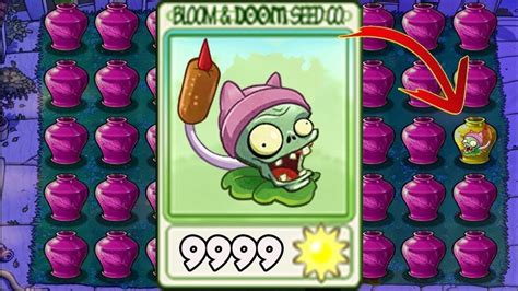 100 Cattail Zomplants Vs 999 Zombotany Zombies Plants Vs Zombies Mod
