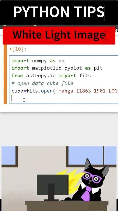 Astropy Python Create White Light Image From Data Cube Fits File