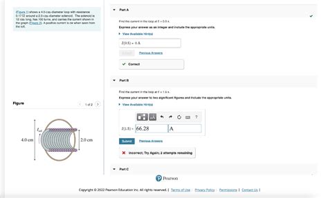 solved figure 1 shows a 4 0 cm diameter loop with