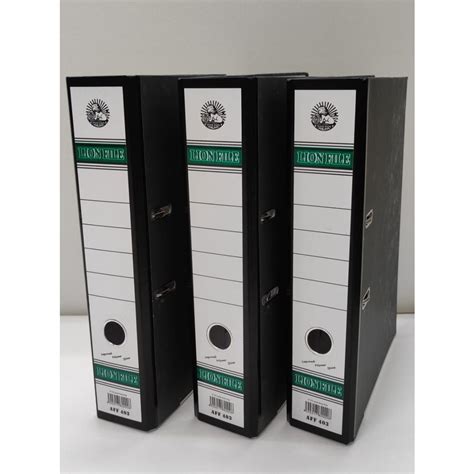 F4 Lion Lever Arch File Ring File Index Divider Fail Kulit Keras 3 Inch Furniture