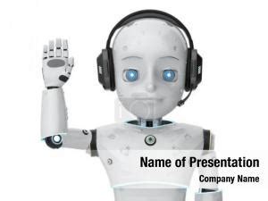 Robot Girl PowerPoint Templates Robot Girl PowerPoint Backgrounds