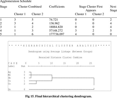 Hierarchical Clustering Parameters Download Scientific Diagram