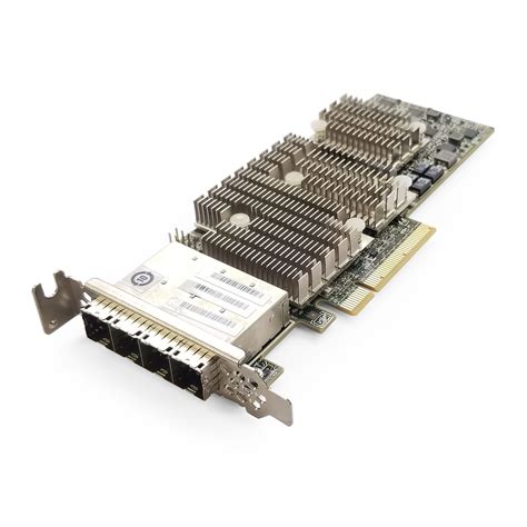 Used Dell 01V1W2 LSI 9206 16E Quad Port External SAS 6GBPS PCIe Non RAID HBA 1V1W2 UBB Threads