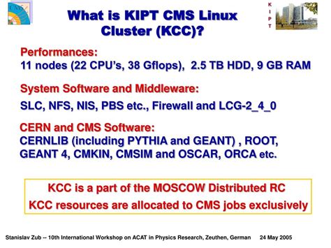 ppt grid middleware configuration at the kipt cms linux cluster