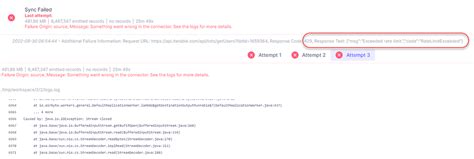 Iterable Fails On Initial Sync Even After Greatly Reducing The Total
