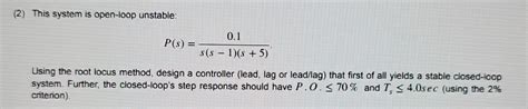 Solved This System Is Open Loop Chegg