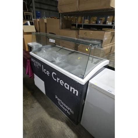 A Serve Over Ice Cream Freezer By Tefcold 240v Trade Tested Working