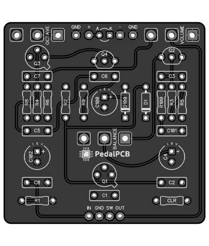 Lot Lizard Octave Fuzz By PedalPCB Stomp Box Schematics