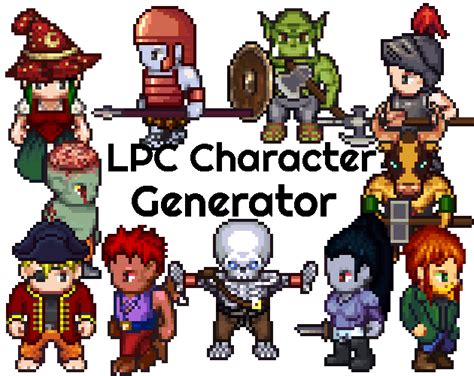 Another Lpc Character Generator Opengameart Org