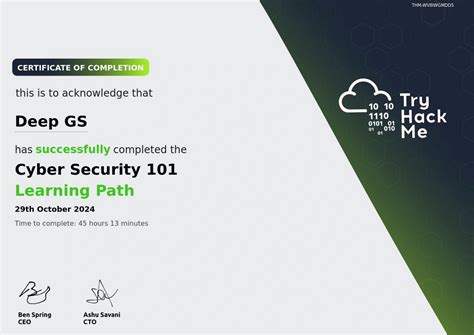 deep gopal saha on linkedin tryhackme cybersecurity tryhackme