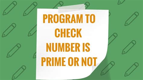 Program To Check Number Is Prime Or Not In Python Time Complexity Osqrtn Youtube