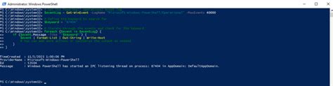 PowerShell Find A Keyword In An Event Log Everything PowerShell