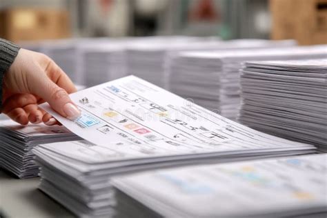 Customs Paperwork Review Showing Rejected International Logos During Processing In A Warehouse