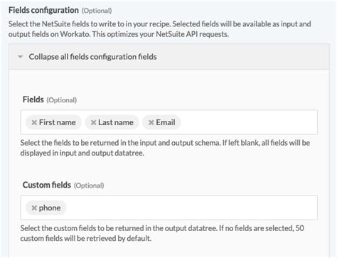 Workato Connectors Netsuite Update Records In Bulk Workato Docs