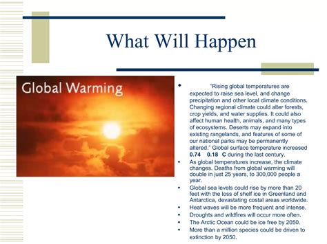 Global Warming Presentation Ppsx