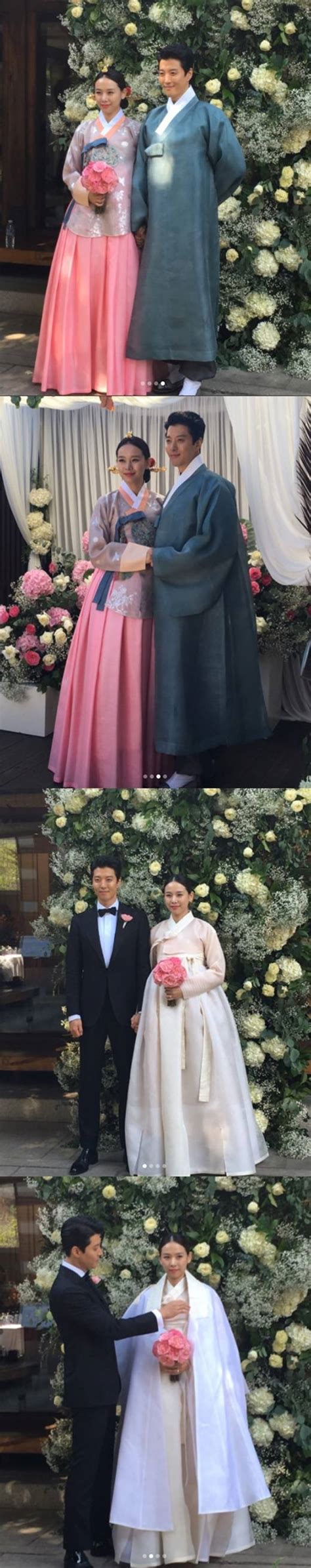 그림 같은 한복 자태조윤희♥이동건 부부 결혼식 비하인드 컷
